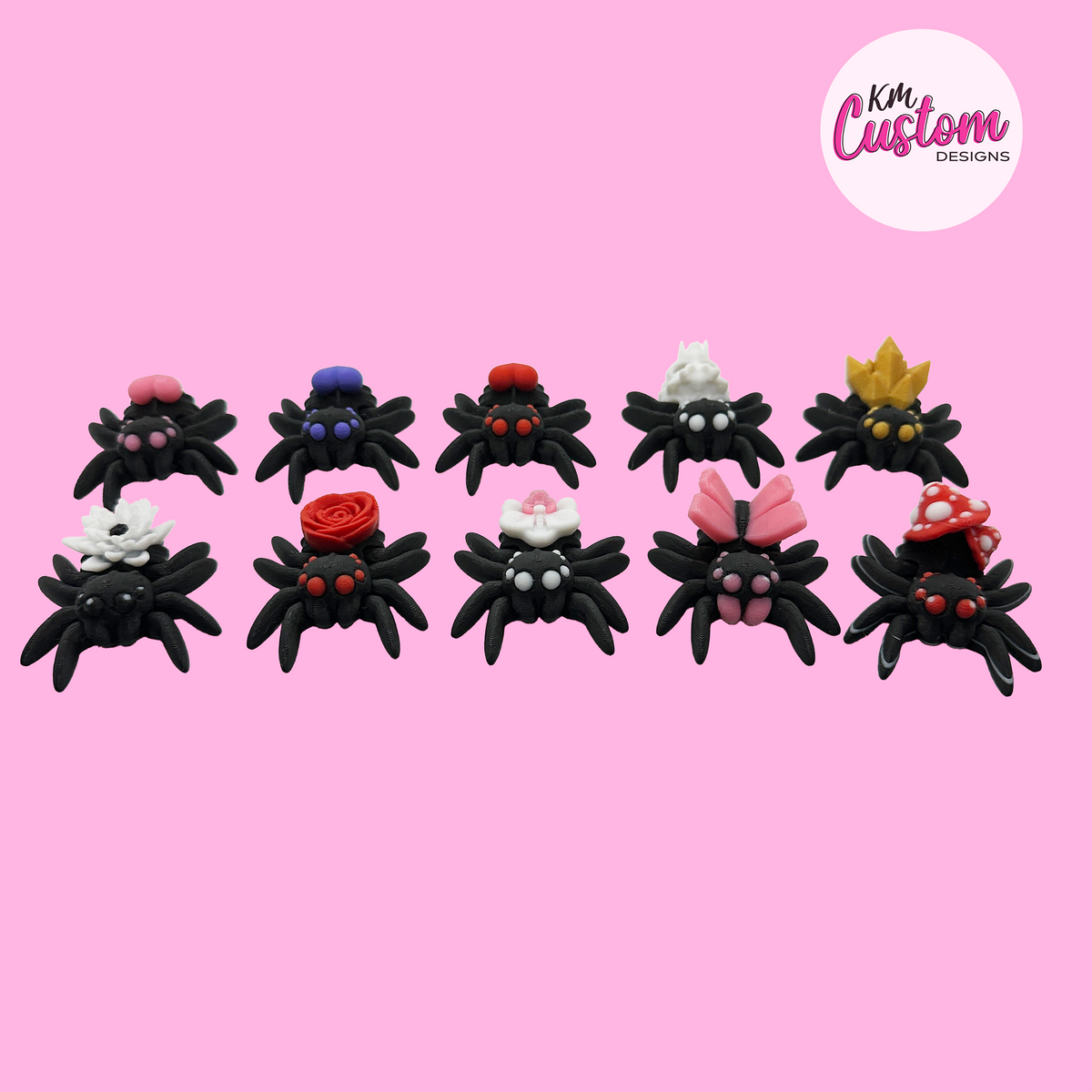 3D Printed Articulated Tiny Spiders – KM Custom Designs