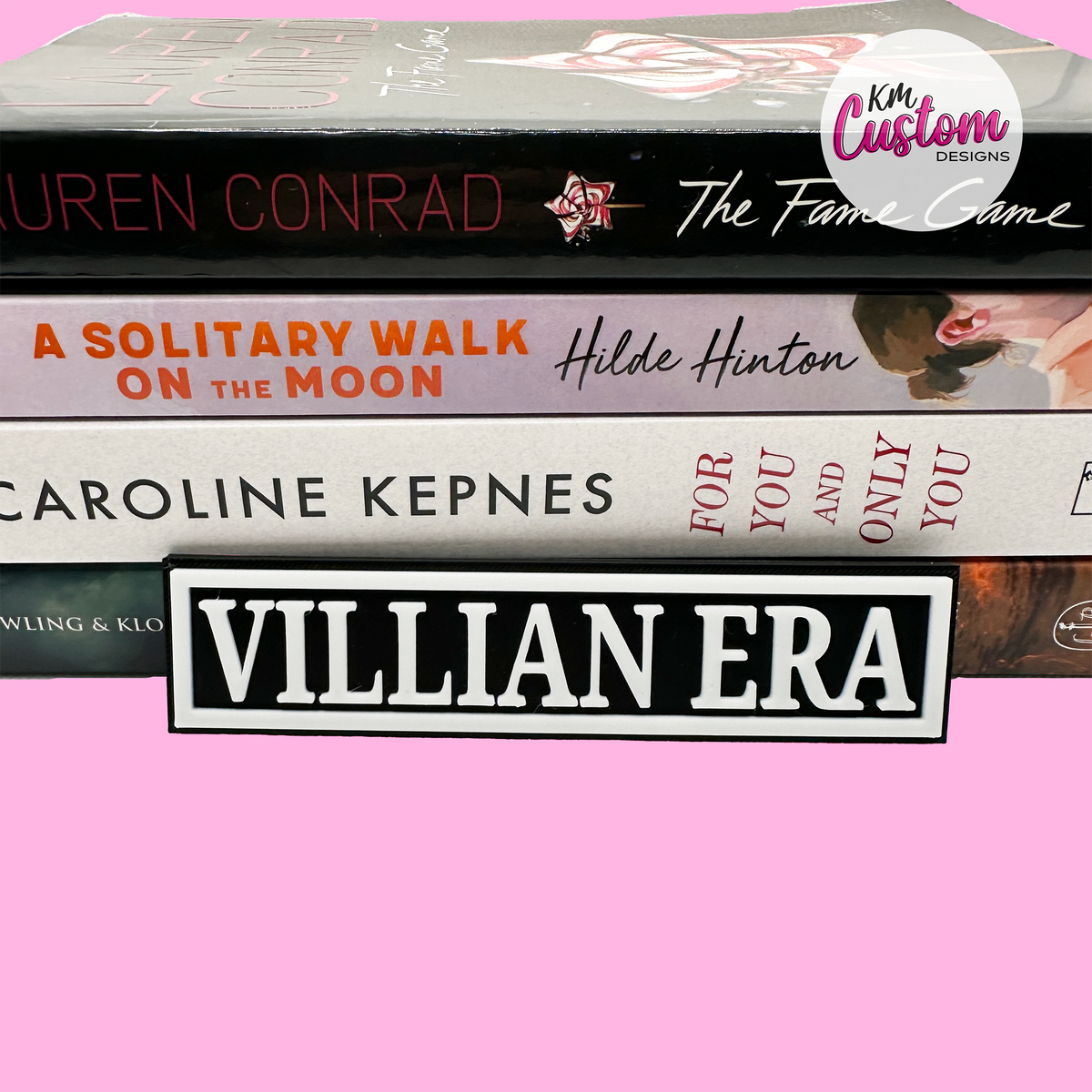 3D Printed Villian Era Shelf Sign – KM Custom Designs