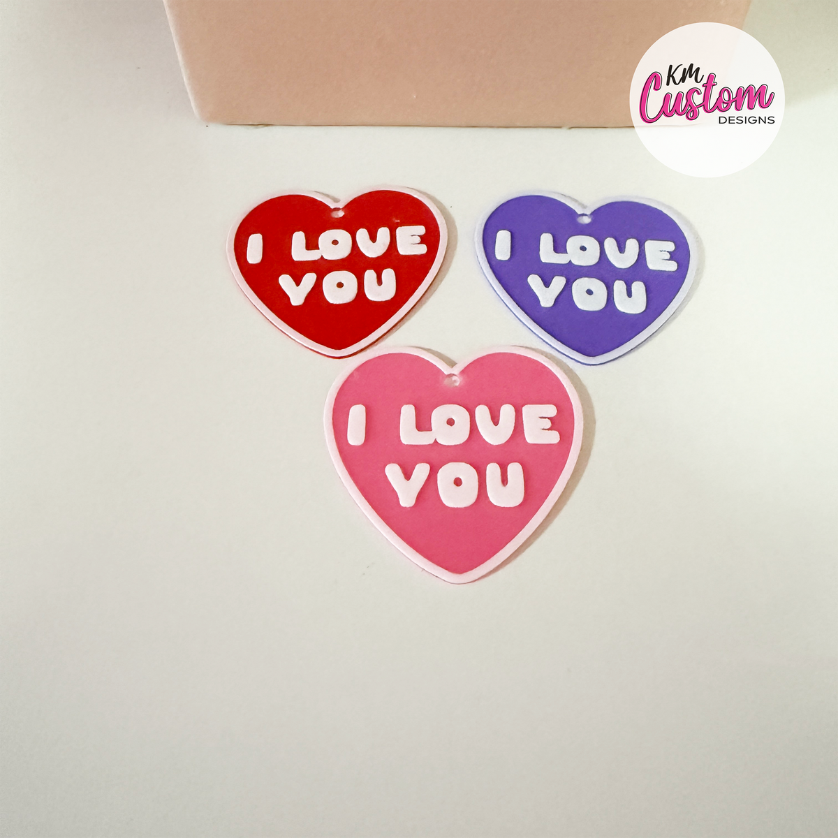 I Love You Keyring – KM Custom Designs