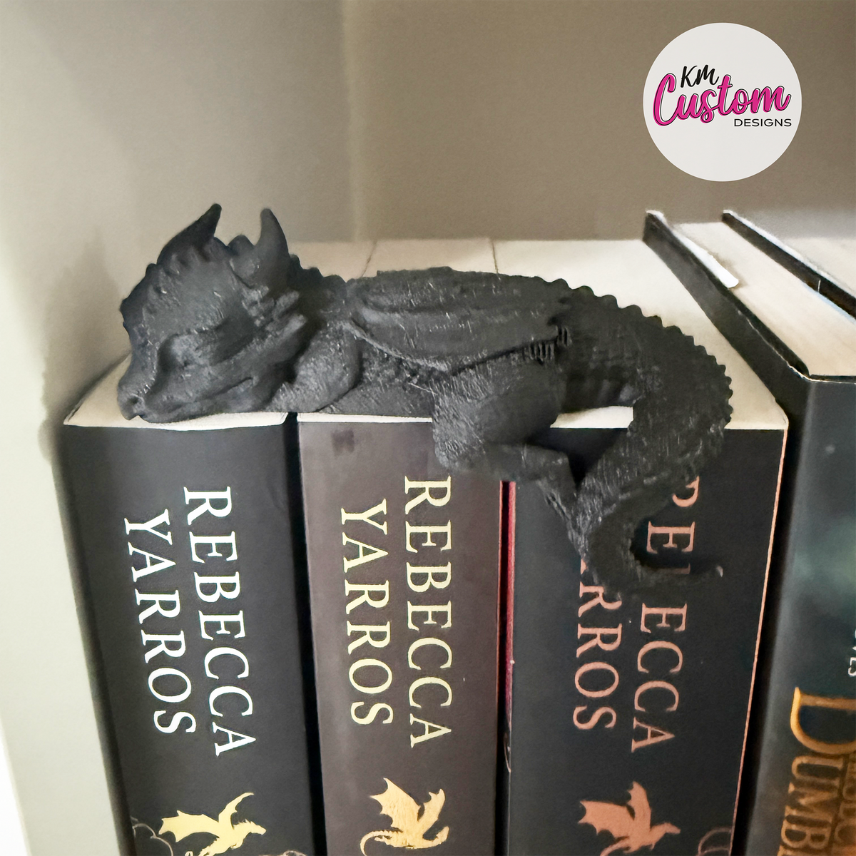 3D Printed Sleeping Dragon Shelf Decoration – KM Custom Designs