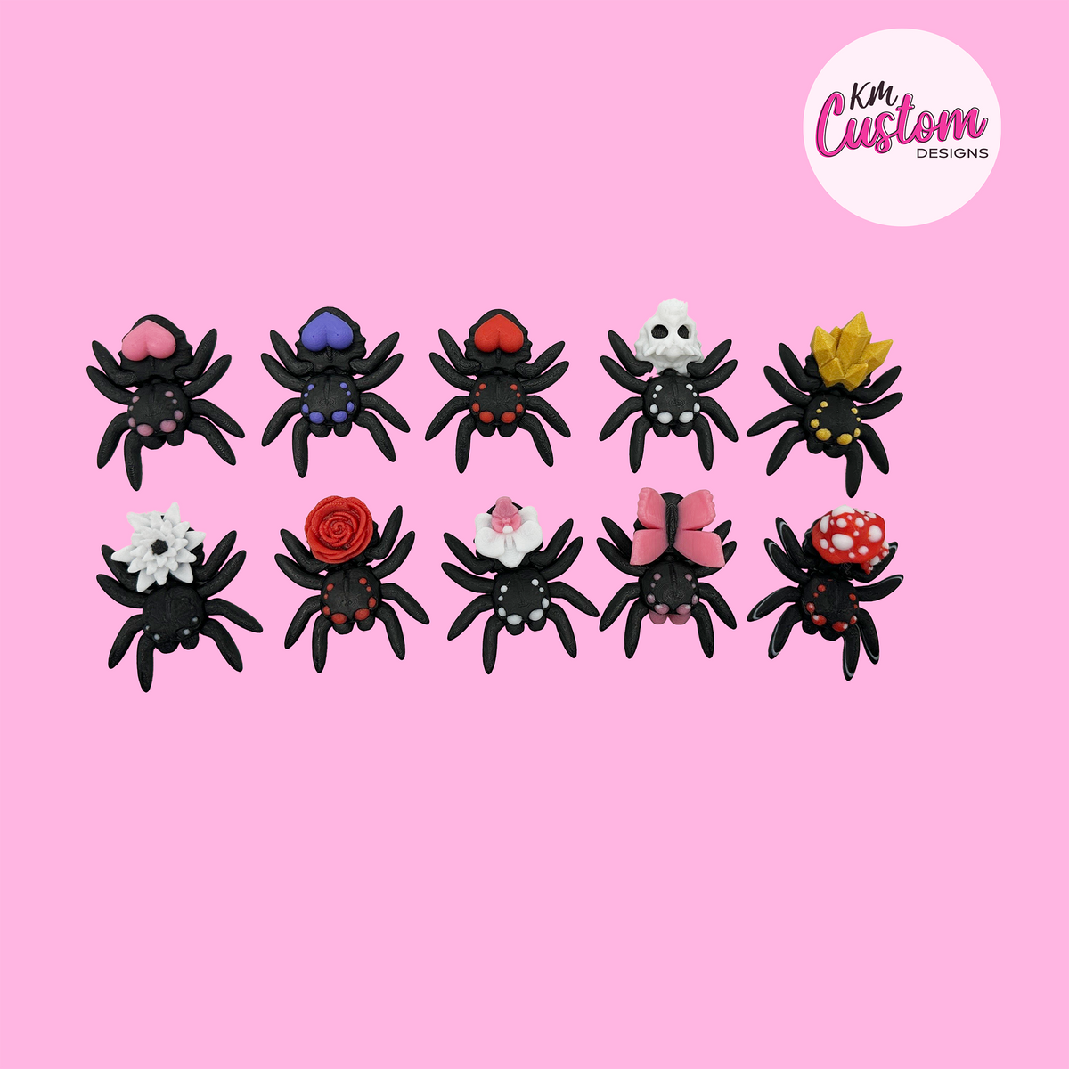 3D Printed Articulated Tiny Spiders – KM Custom Designs