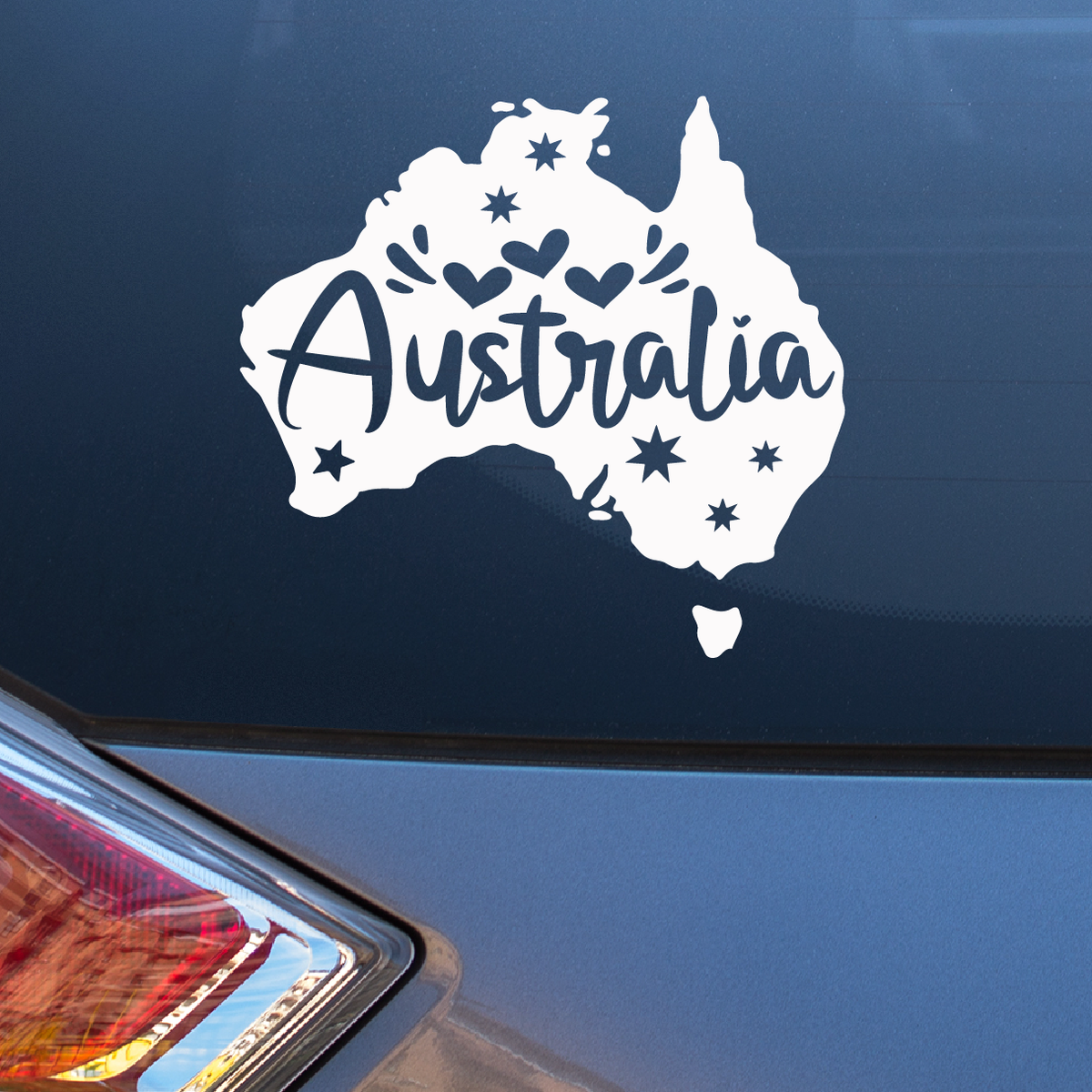 Australia map Decal – KM Custom Designs